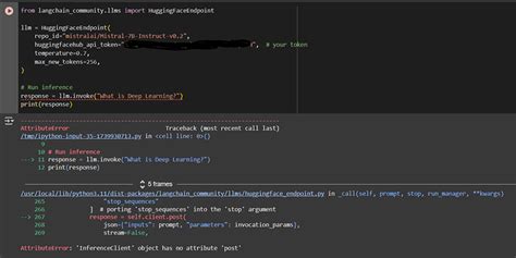 Getting Error Attributeerror Inferenceclient Object Has No Attribute Post 🤗