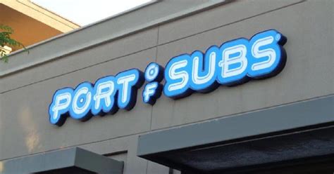 Port Of Subs Logo Sunny 1065 In Las Vegas 2 4 6 8 You Deserve A