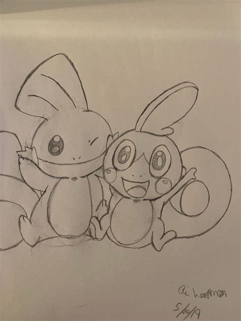 Mudkip And Sobble By Celebi64 On Deviantart