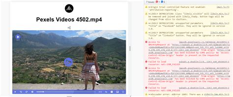 Cors Error With IMA Sample Tag Issue Googleads Videojs Ima GitHub