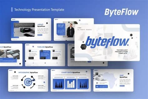 Technology Presentation Byteflow Graphic By Slidethrive · Creative Fabrica