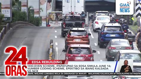 Odd Even Scheme To Replace Number Coding On Edsa Starting June 16 Mmda