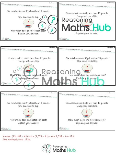 Use Their Knowledge Of The Order Of Operations To Carry Out Calculations Involving The Four
