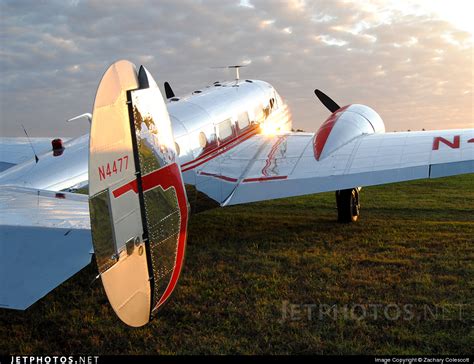 N4477 Beechcraft D18s Private Zachary Colescott Jetphotos