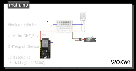 Iot Thermostat Attachment Wokwi Esp32 Stm32 Arduino Simulator