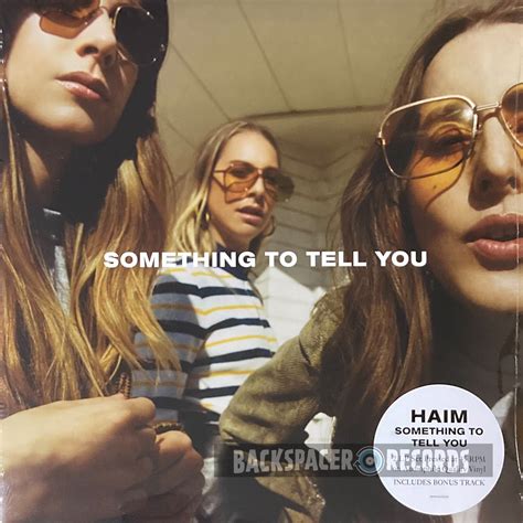 Haim Something To Tell You 2 Lp Sealed Backspacer Records
