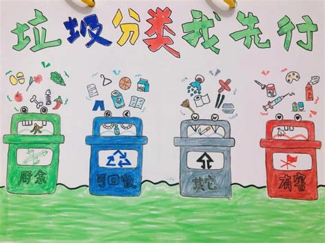 垃圾分类的简笔画 垃圾分类简笔画一等奖 苗苗知道