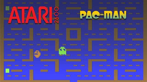 Pac Man 🕹 Atari Vcs 2600 Gameplay Playthrough Retro Hd Youtube