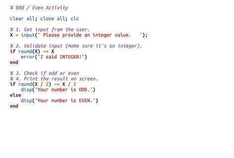 solved odd even if statement in class activity due no