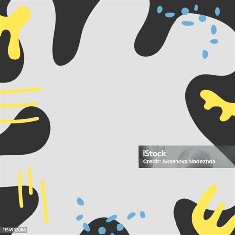 색이 교차 하는 반점과 선 텍스트에 대 한 복사 공간 추상 배경입니다 커버 디자인 템플릿 배경 화면 포스터 벡터 일러스트입니다 가리기에 대한 스톡 벡터 아트 및 기타 이미지