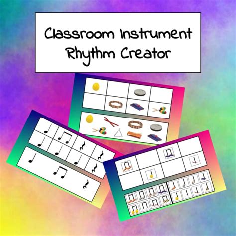 Classroom Instruments Rhythm Creator By Christina Snyder Music