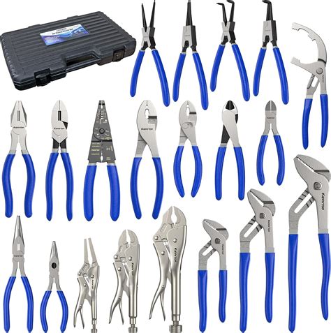 Karryton 20 Piece Pliers Set Versatile Plier Tool Set W Black Carry