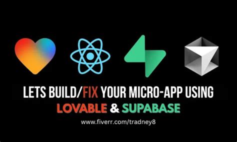 Build Ur Ai Loveable Ai Boit New React Js Using Loveable Supabase By Denisemall1 Fiverr