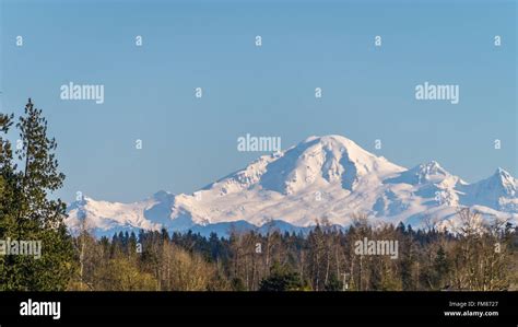 Beautiful Picture Of The Dormant Volcano Mount Baker In Washington