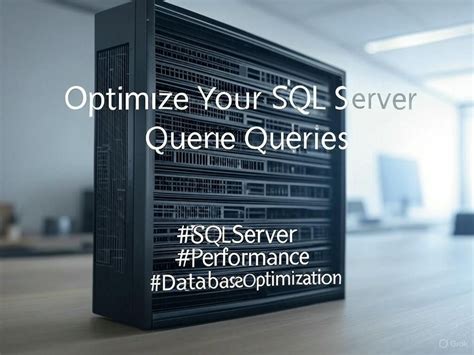 Sqlserver Performance Database Softwaredevelopment Technology Bruno Hiri