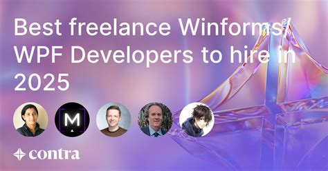 best freelance winforms wpf developers to hire in 2025