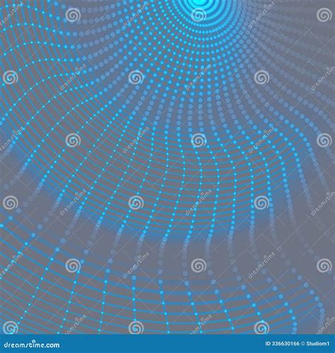 Network Abstract Background Connection Structure 3d Grid Surface 3d Technology Vector