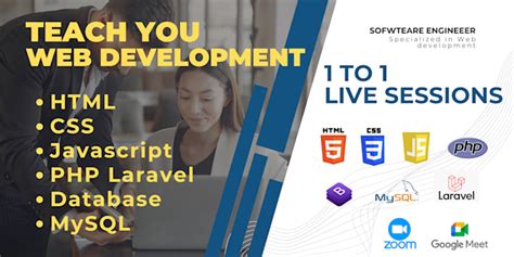 Teach you web development html, css, js, php laravel online sessions by Im_bilal | Fiverr