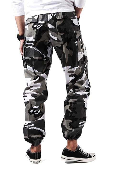 Backbone Mens Fashion Bright Camouflage Cargo Pants