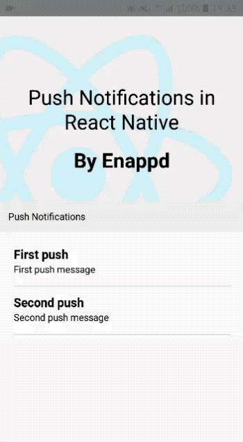 Firebase Push Notifications In React Native Apps