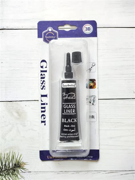 Glass Liner Black Fzcraftsupplies