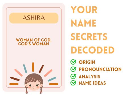 Ashira Jewish Girl Name Meaning And Pronunciation