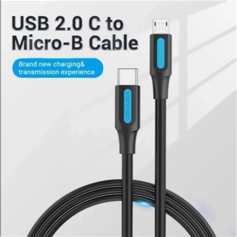 Jual Kabel Vention Type C To Micro USB Male COV USB C To Micro Shopee Indonesia