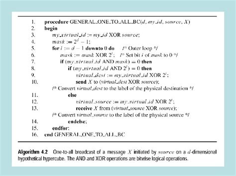 Basic Communication Operations Carl Tropper Department Of Computer