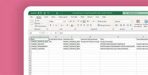 inventory import preparing a csv file linnworks