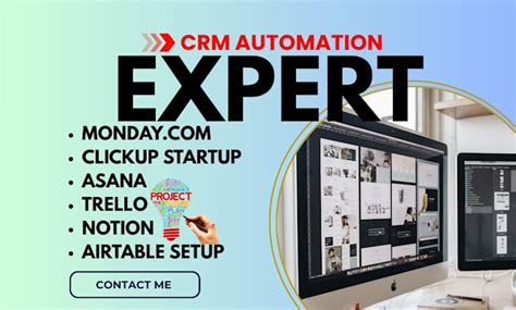 setup asana clickup trello monday crm with custom automation by eunice web work fiverr