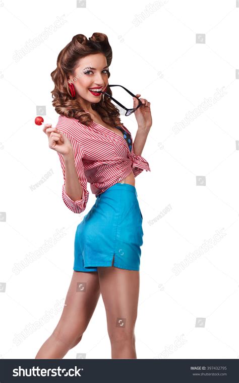 Beautiful Sexy Woman Pinup Girl Pinup Stock Photo Shutterstock