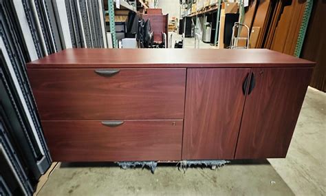 Used Cherry Credenza Northwest Modular Systems Furniture