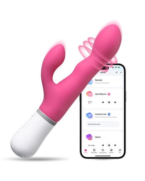 Dropship Lovense Nora Rabbit Vibrator With App Control Pink Vibrator Rabbit With Dual Motor