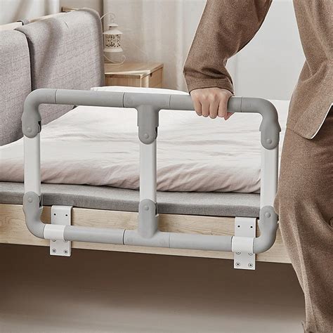 Folding Bed Rails For Elderly Seniors Adjustable Heights