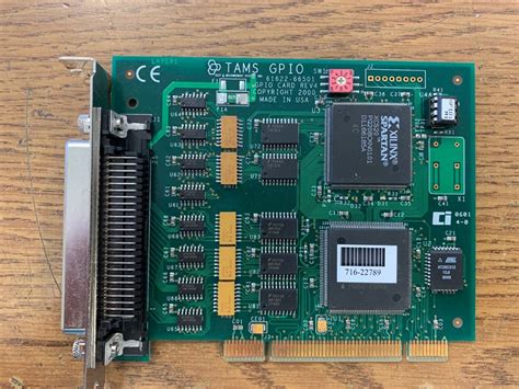Tams Gpio 61622 66501 Interface Card Industrial Lynx