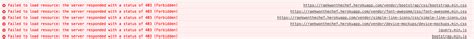 Php Failed To Load Resource 403 Forbidden Static Bootstraphtml