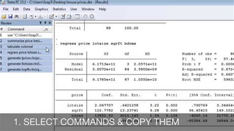 HOW TO Create Use A Do File In Stata YouTube