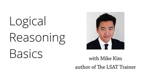 Lsat Logical Reasoning Logical Reasoning Basics Lsat Lsat Logic Games Lsat Prep