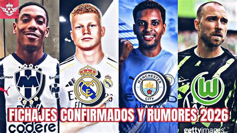 Los Ultimos Fichajes Confirmados Y Rumores Para El Mercado De 2026