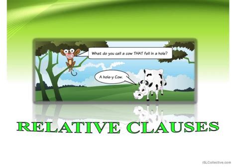 Relative Clauses Defining Non Defin English ESL Powerpoints