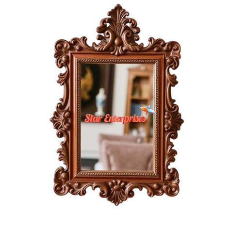 Star Enterprises Teak Wood Classic Mirror Frame Mf 052 Star
