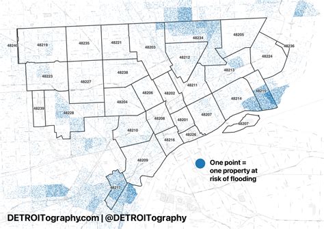Det Flood Risk Detroitography