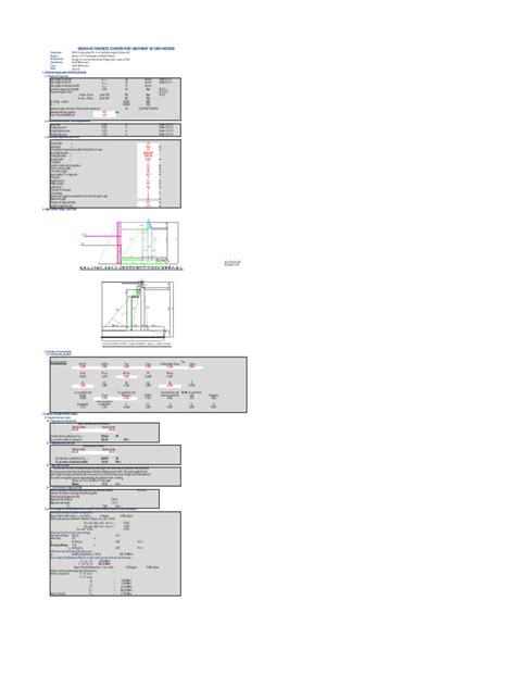 30m Cf Analysis And Design Of Cf Abutment And Wing Wall Pdf