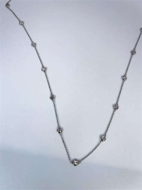 Diamonds By The Yard 15 Stones Necklace Diamonds Yard Pendant Necklace