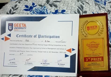 aish dhingra on linkedin achievementunlocked gratitude learningjourney geetauniversity