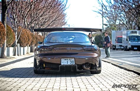 Sr Top Secret Style 7pc Carbon Rear Diffuser For Mazda Rx7 Fd Pp