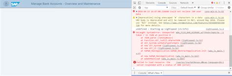 Solved Fiori Apps Blank Manage Bank Account Manage Cost Sap Community