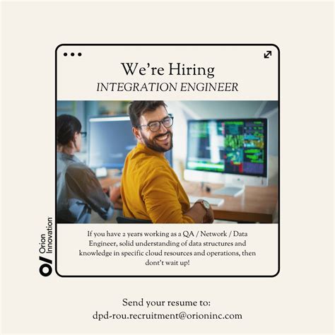 Orion Innovation Romania On Linkedin Integration Team Engineering Dataengineer Network Qa