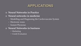 Artificial Neural Networks Ppt Pptx For Final Sem Cse PPT