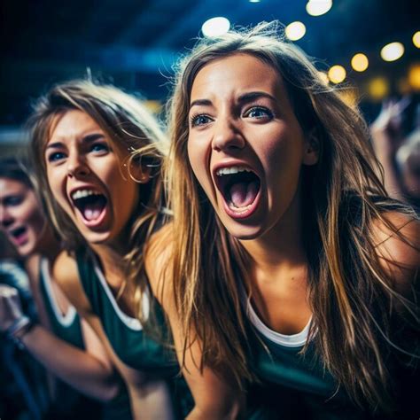 Premium Ai Image Girl Power On The Field Inspiring Female Fans